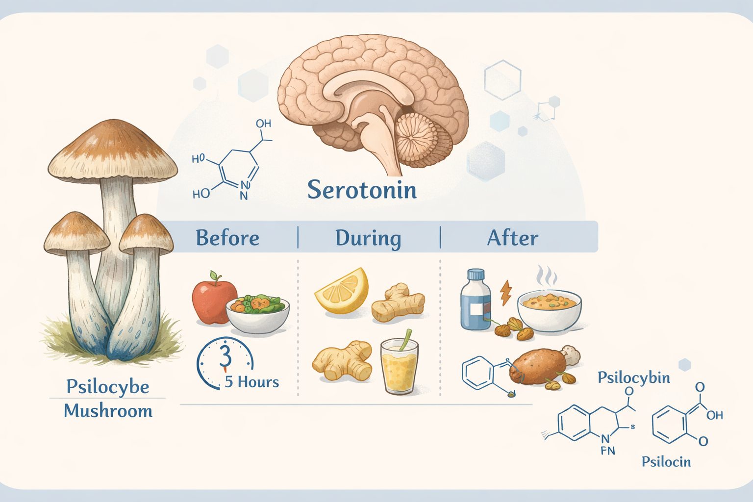 What to Eat With Magic Mushrooms - Rocket Mushroom Shop